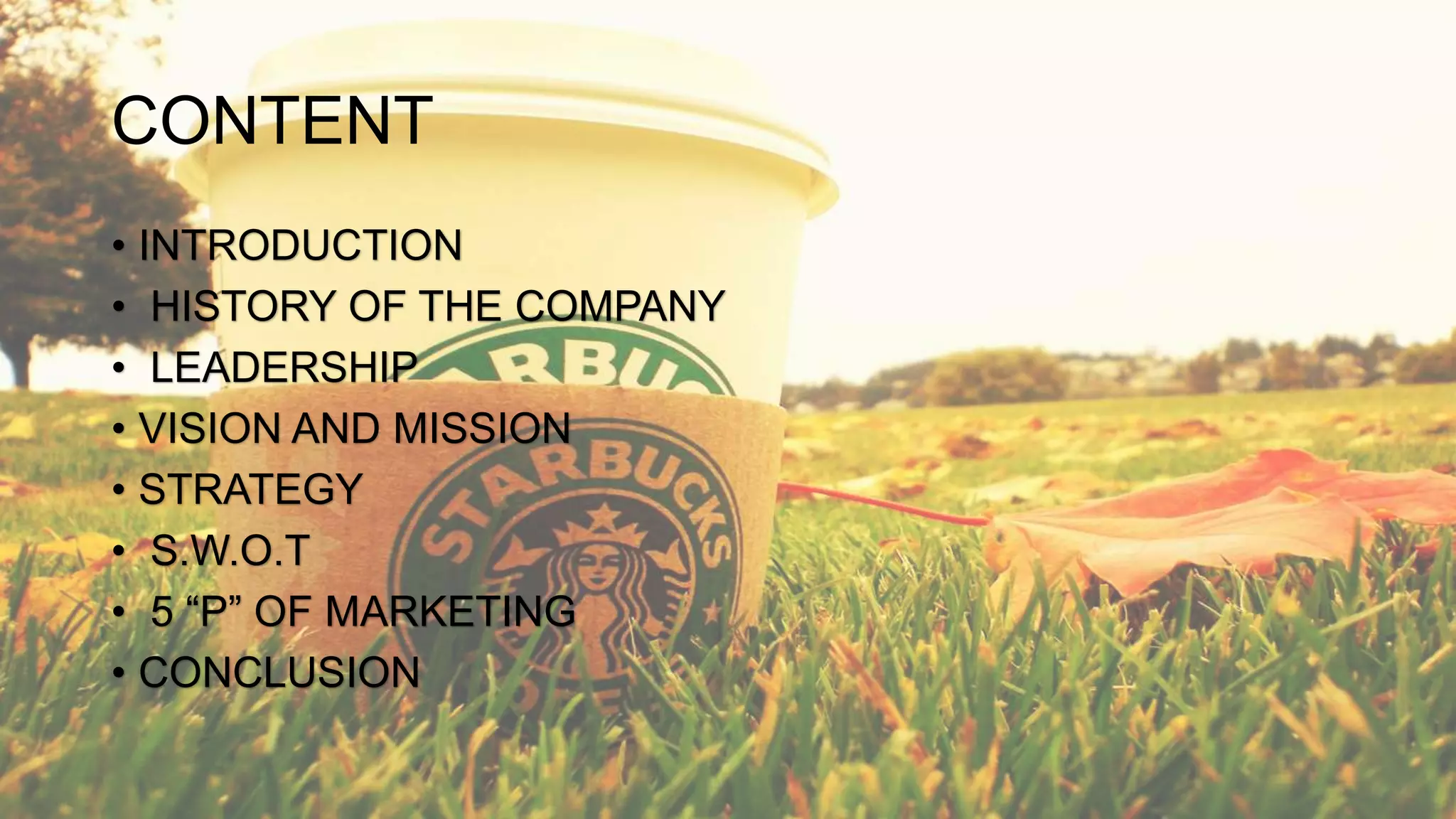 Starbucks PPt | PPTX
