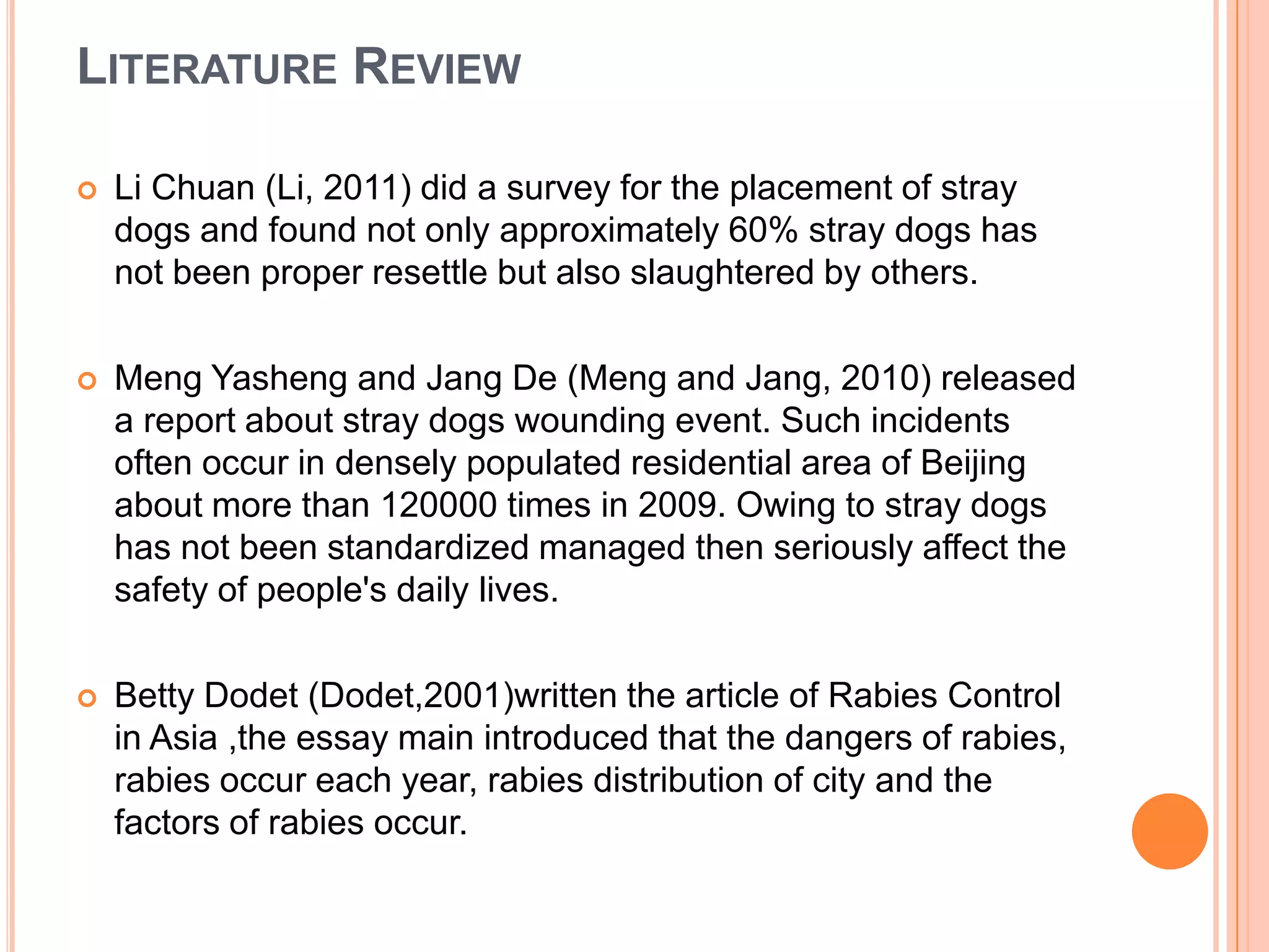 Presentation about stray dogs | PPTX