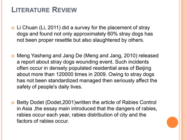 Presentation about stray dogs | PPTX