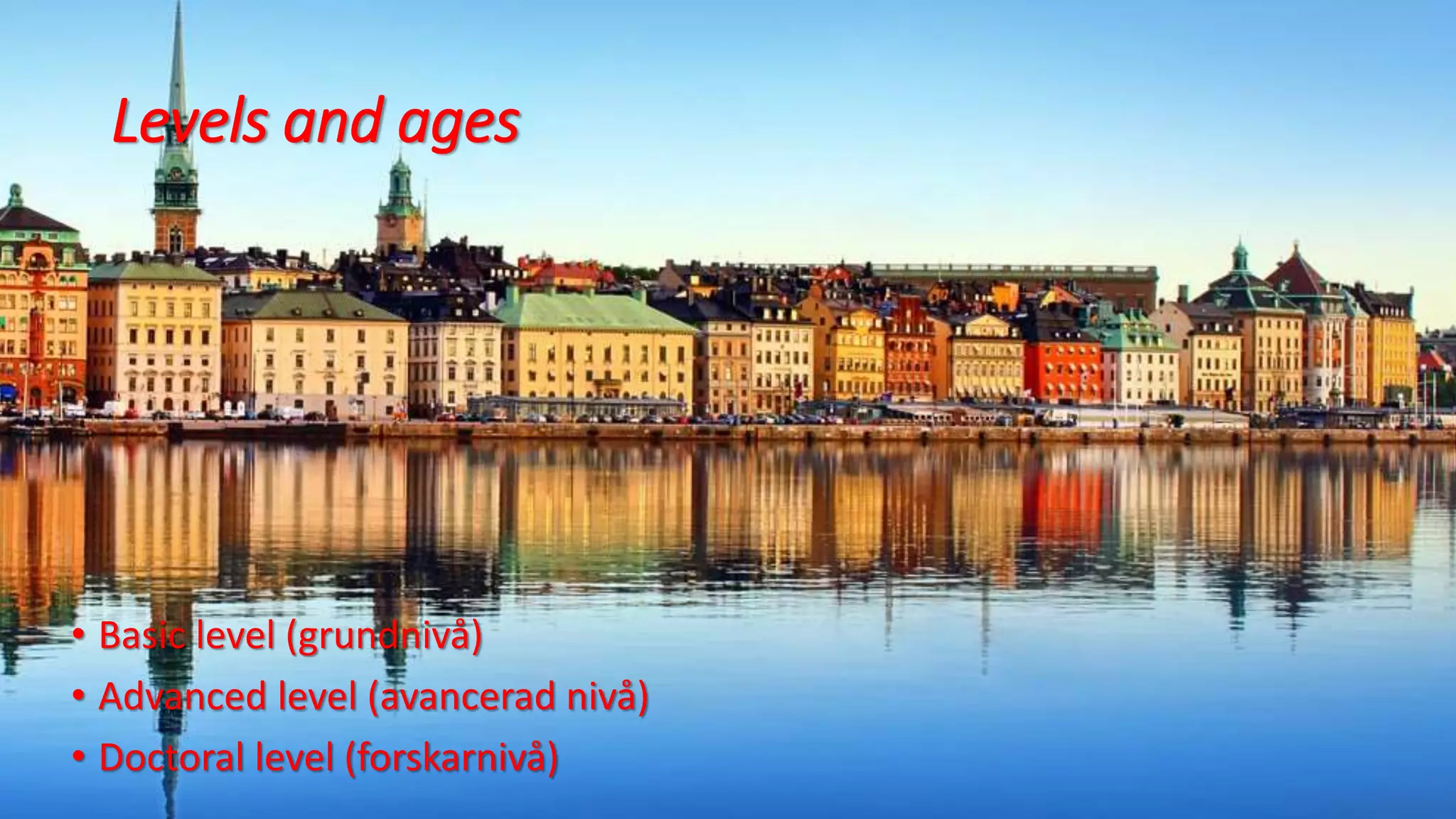 Swedish Education System: as researched by the Polish team | PPTX