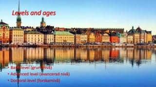 Swedish Education System: as researched by the Polish team | PPTX