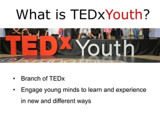 Presentation about TEDxYouth@ISP | PPTX