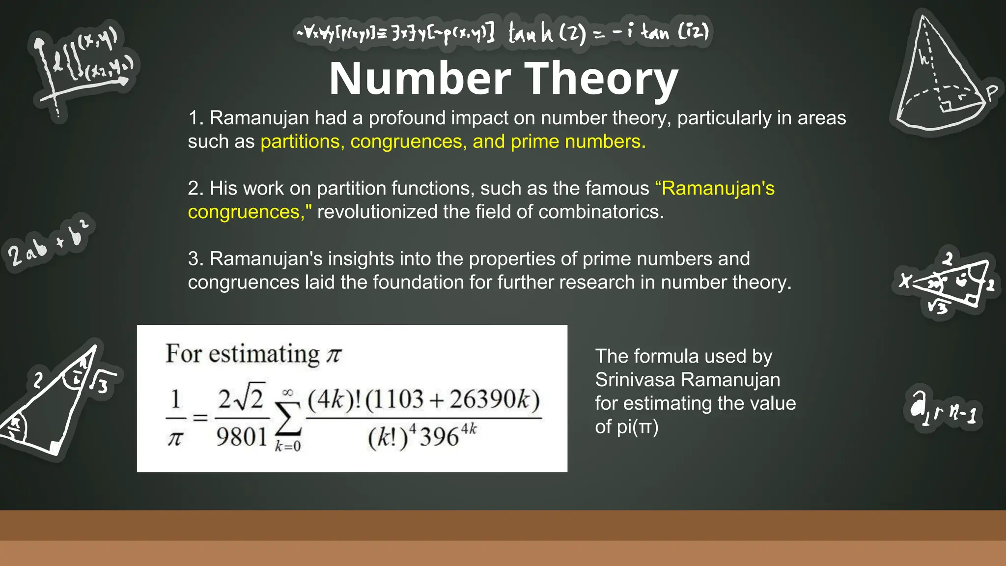 Presentation about the mathematician Srinivasa Ramanujan | PPTX
