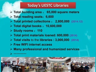 Telling You About a Different University Library: UESTC Libraries | PPT