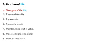 Presentation about un | PPTX