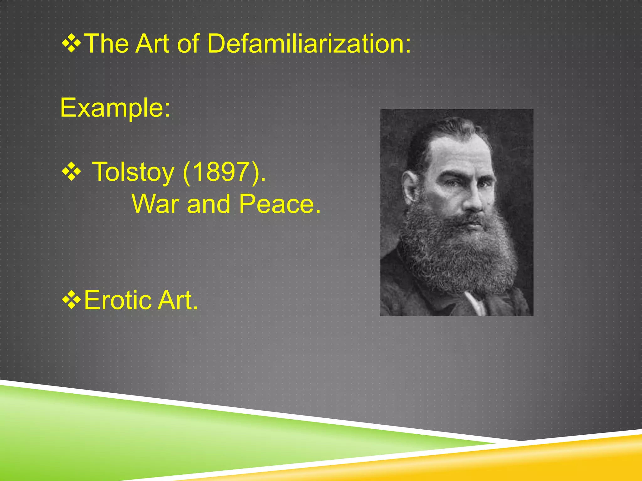 Presentation about viktor shklovsky | PPTX