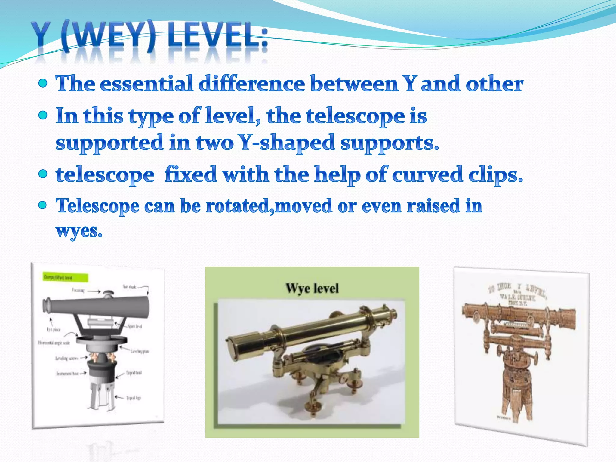 DIFFERENT TYPE OF LEVELING I NSTRUMENTS | PPT