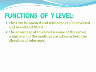 DIFFERENT TYPE OF LEVELING I NSTRUMENTS | PPT