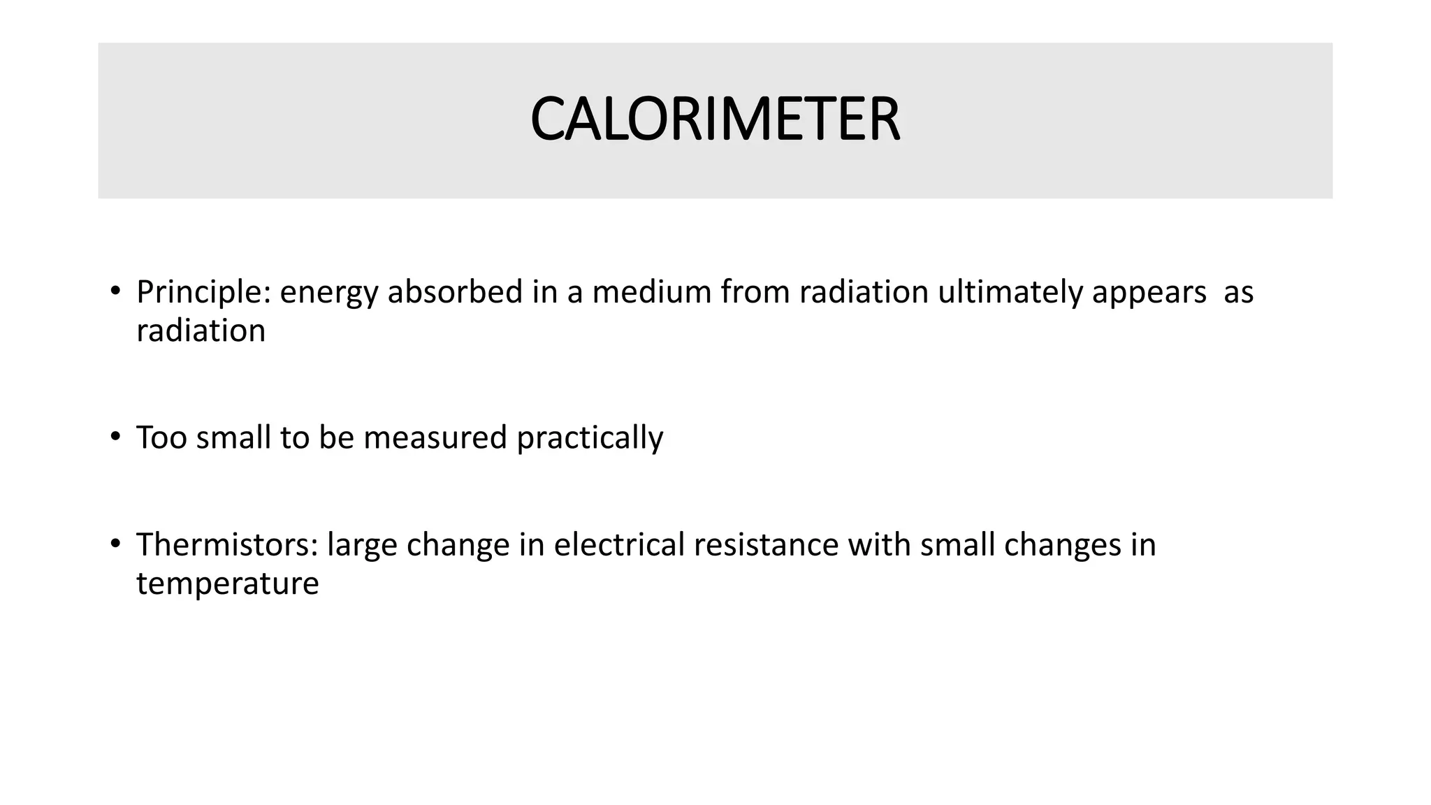 Measurement of absorbed dose in Radiotherapy | PPTX