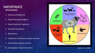 Future of innovations in transgenic animals | PPTX