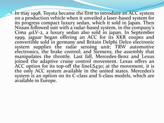 Adaptive cruise control | PPTX