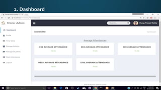 Attendance Management Web Application and a Hybrid Android Application ...