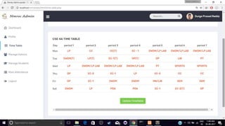 Attendance Management Web Application and a Hybrid Android Application ...