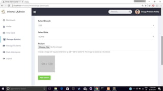 Attendance Management Web Application and a Hybrid Android Application ...