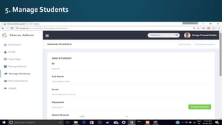 Attendance Management Web Application and a Hybrid Android Application ...