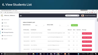 Attendance Management Web Application and a Hybrid Android Application ...