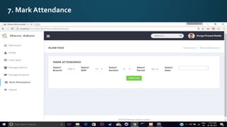 Attendance Management Web Application and a Hybrid Android Application ...