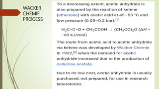 B. Pharm. acetic anhydride | PPTX