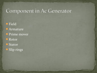 ac generator | PPT