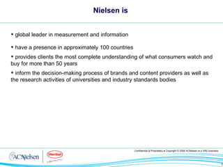 Presentation ac nielsen | PPT