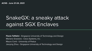 SnakeGX (short version) | PPT