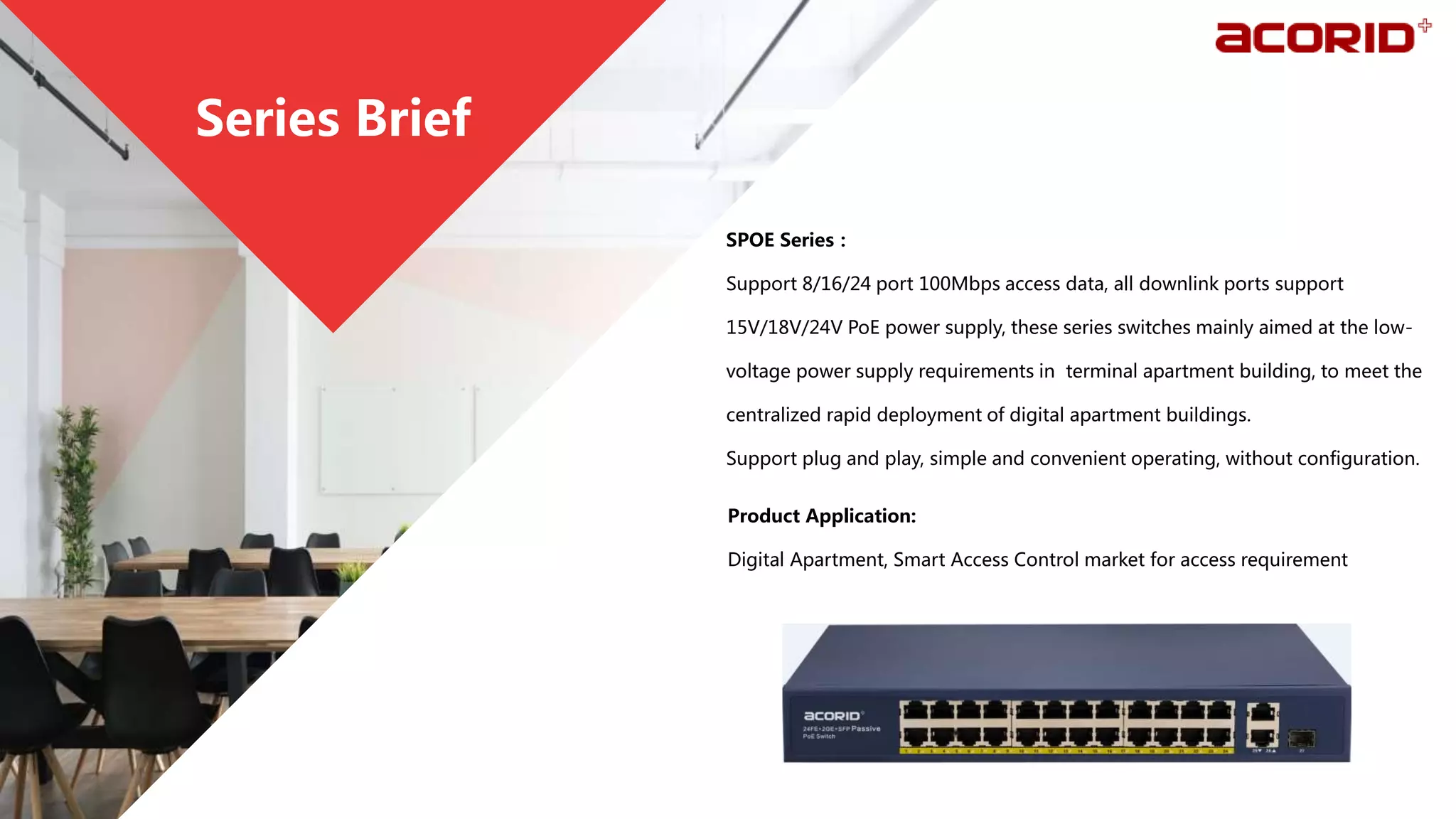 Acorid POE Switch products Introduction | PPT