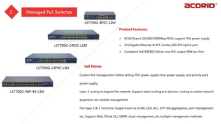 Acorid POE Switch products Introduction | PPTX