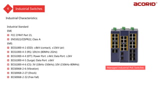 Acorid POE Switch products Introduction | PPTX