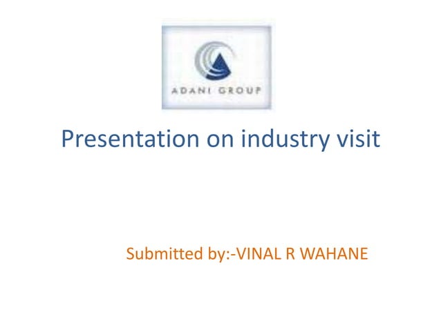 Presentation adani | PPT