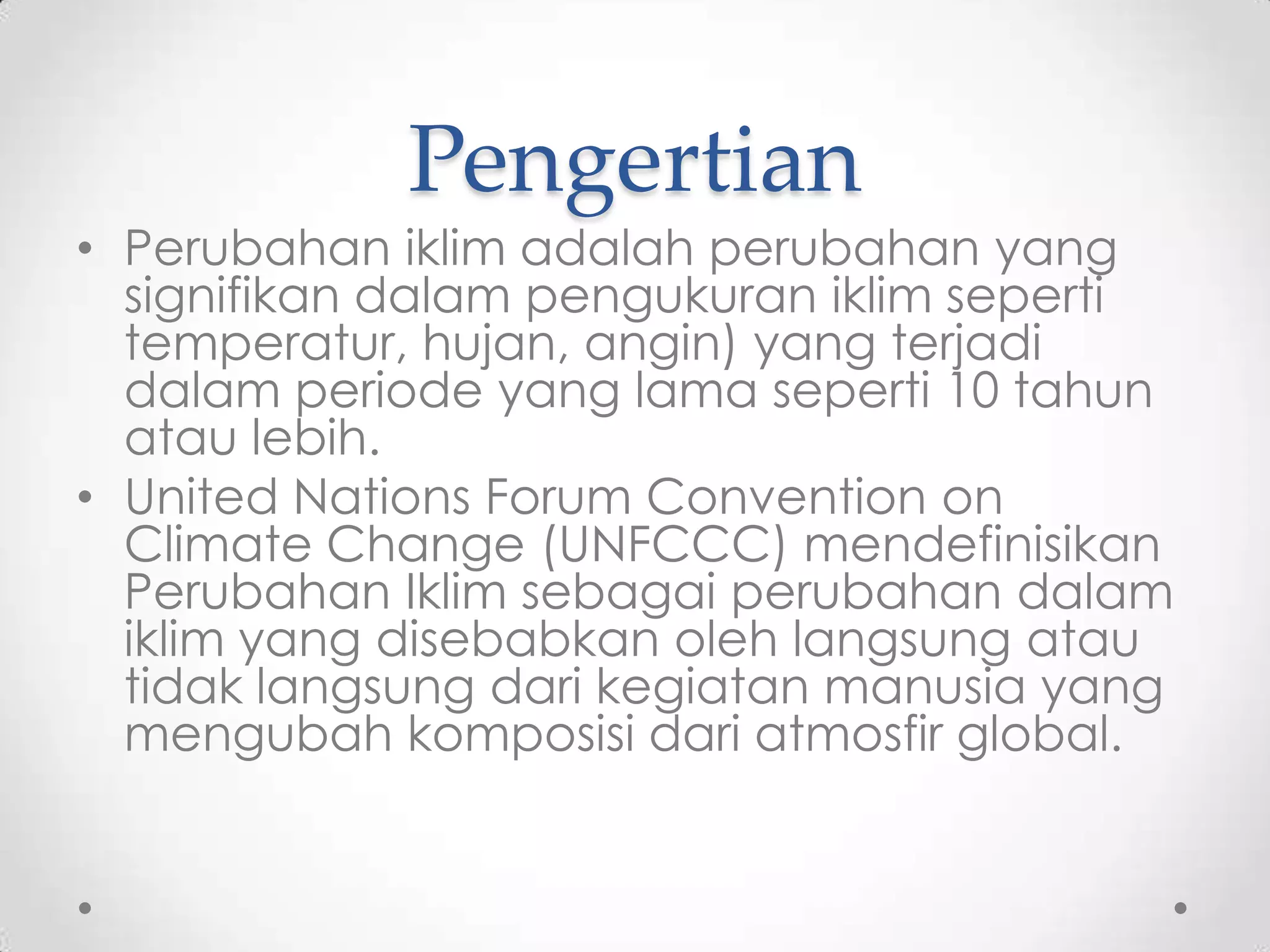 Presentation Adaptasi Mitigasi Perubahan Iklim | PPTX