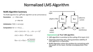 Adaptive Beamforming Algorithms | PPTX | Physics | Science