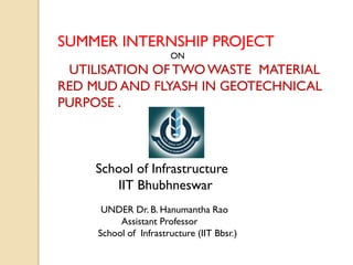 Utilization of red mud and flyash | PDF