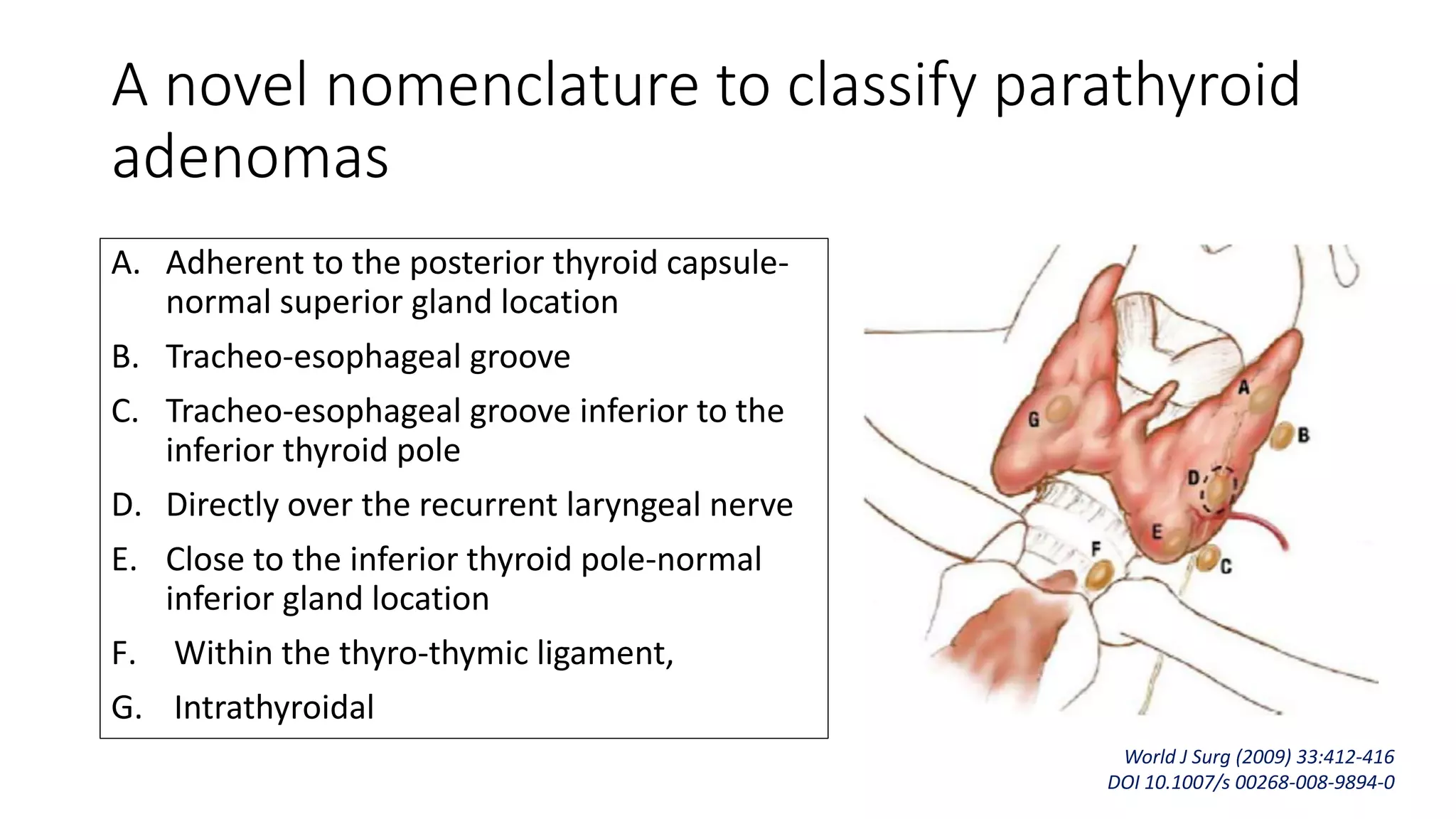 parathyroid adenoma | PPTX