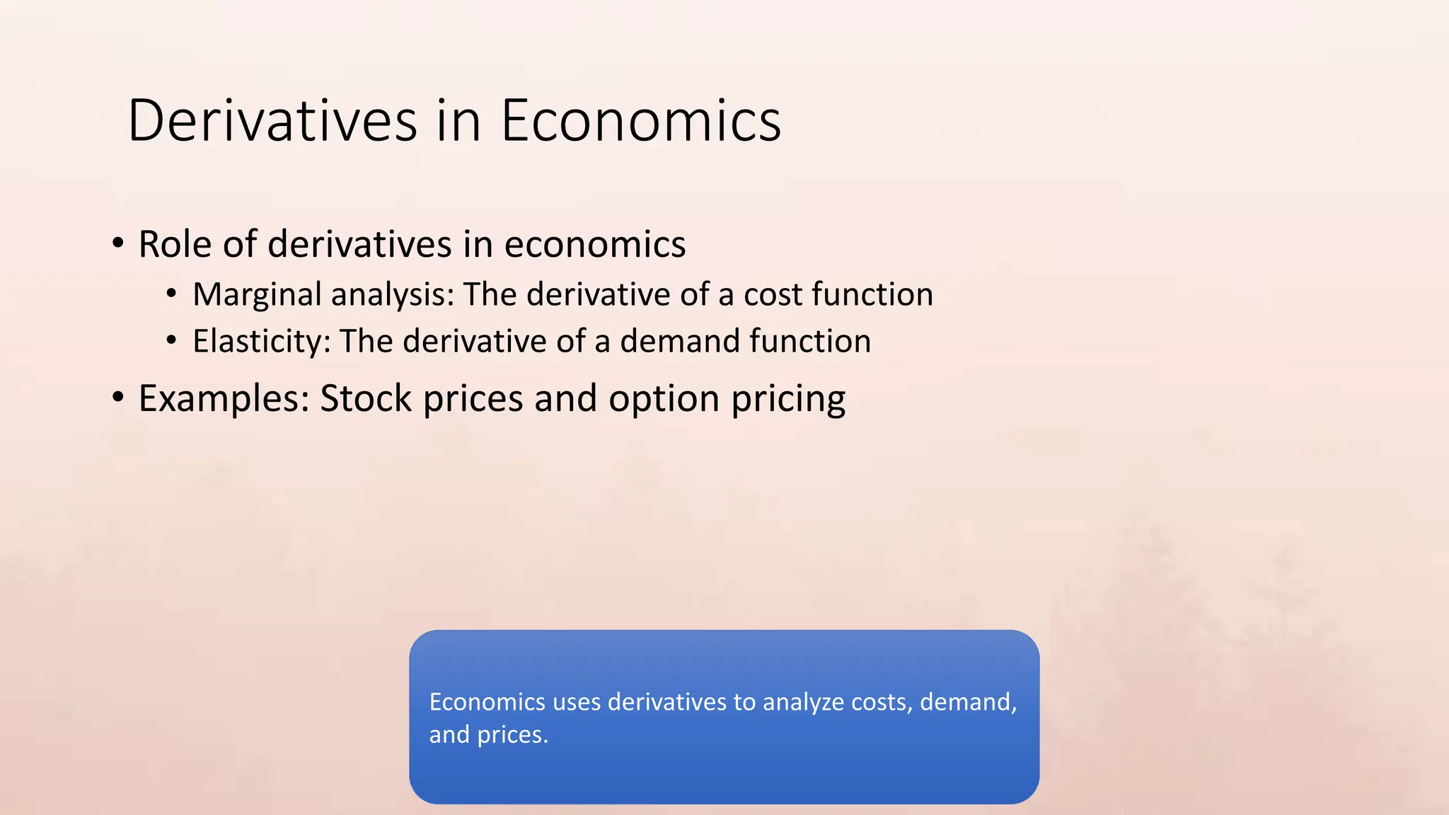 Derivatives Introduction, History and Applications in various Fields | PPTX