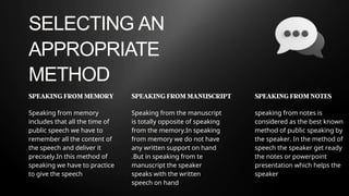 public speaking | PPT