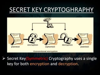 Cryptography, a science of secure writing | PPTX | Information and Network Security | Computing