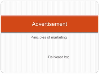 Presentation about advertisement | PPTX