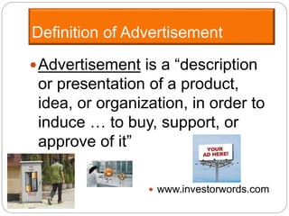 Presentation about advertisement | PPTX