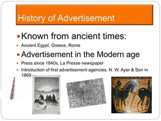 Presentation about advertisement | PPTX