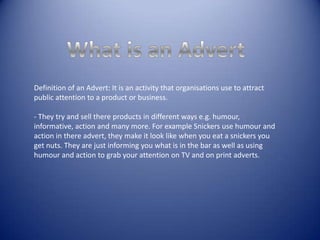 Presentation adverts | PPTX