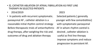 Presentation atrial fibrillation (latest guidelines) | PDF