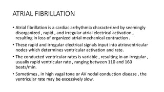 Presentation atrial fibrillation (latest guidelines) | PDF