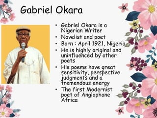 Paper No. 14 African Literature | PPTX