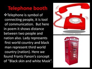 Racial Discrimination In the poem Telephonic Conversation | PPTX