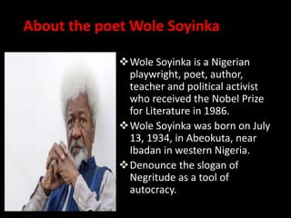 Racial Discrimination In the poem Telephonic Conversation | PPTX