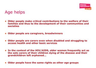 Presentation ageing and disability | PPT