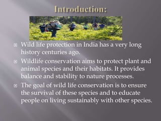 wild life conservation | PPTX
