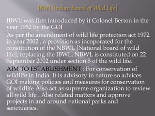 wild life conservation | PPTX | Zoos & Aquariums | Attractions