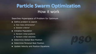 Particle Swarm Optimization | PPTX
