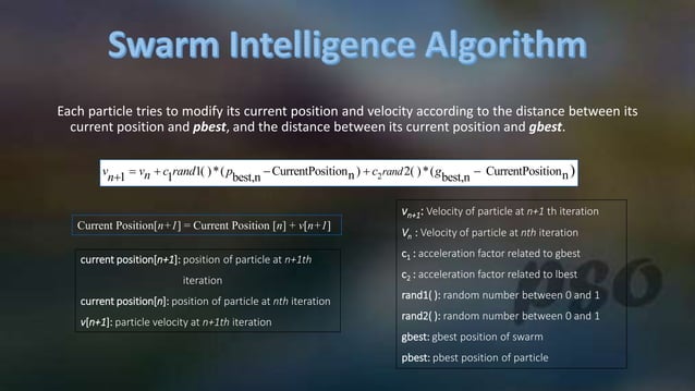 Particle Swarm Optimization | PPTX